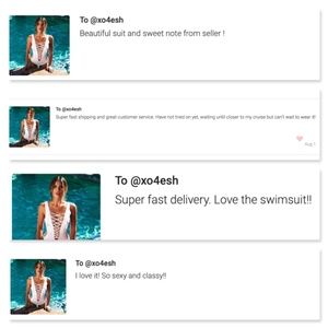 Rouge! | Swim | New White Lace Up One Piece Bathing Swim Suit | Poshmark